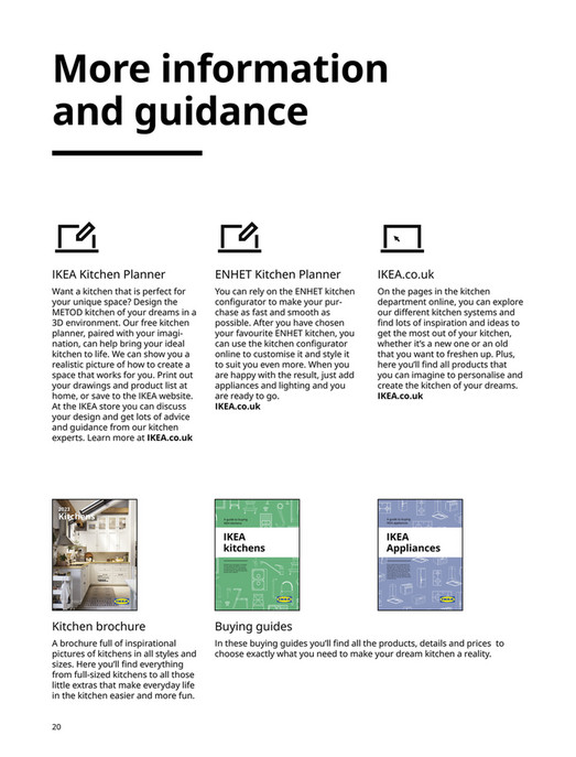 IKEA United Kingdom (English) - IKEA Kitchen Planning Guide 2023 - Page 20-21